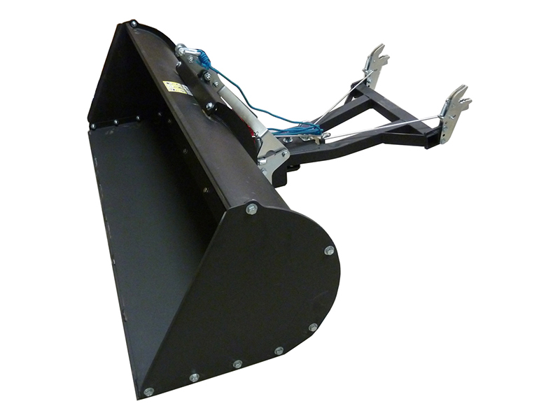 Plow bucket 1280 mmwith mechanical tilt - Motocafe