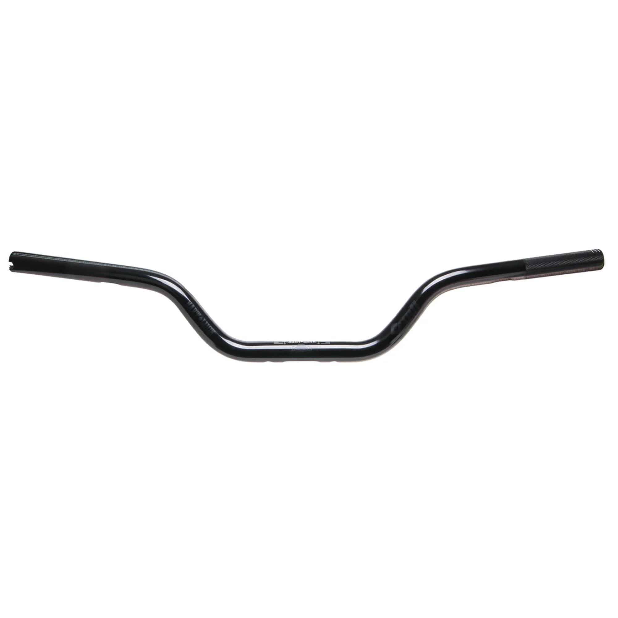 ODI Handlebar V-Twin/Moto "HART-LUCK" 1-1/8" to 1" Polished Black 64 ...