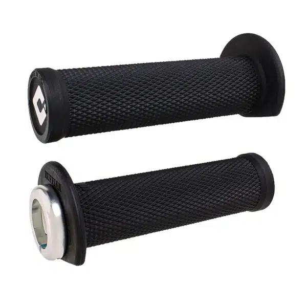 ODI (Single-Clamp) GRIPS RUFFIAN ATV/PWC - V2.1 L/O 125mm ¾ Flg Black w ...